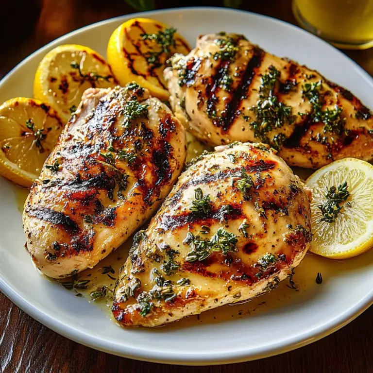 Grilled Lemon Chicken