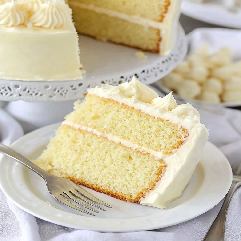 Irresistible White Cake Recipe: Soft & Fluffy Delight