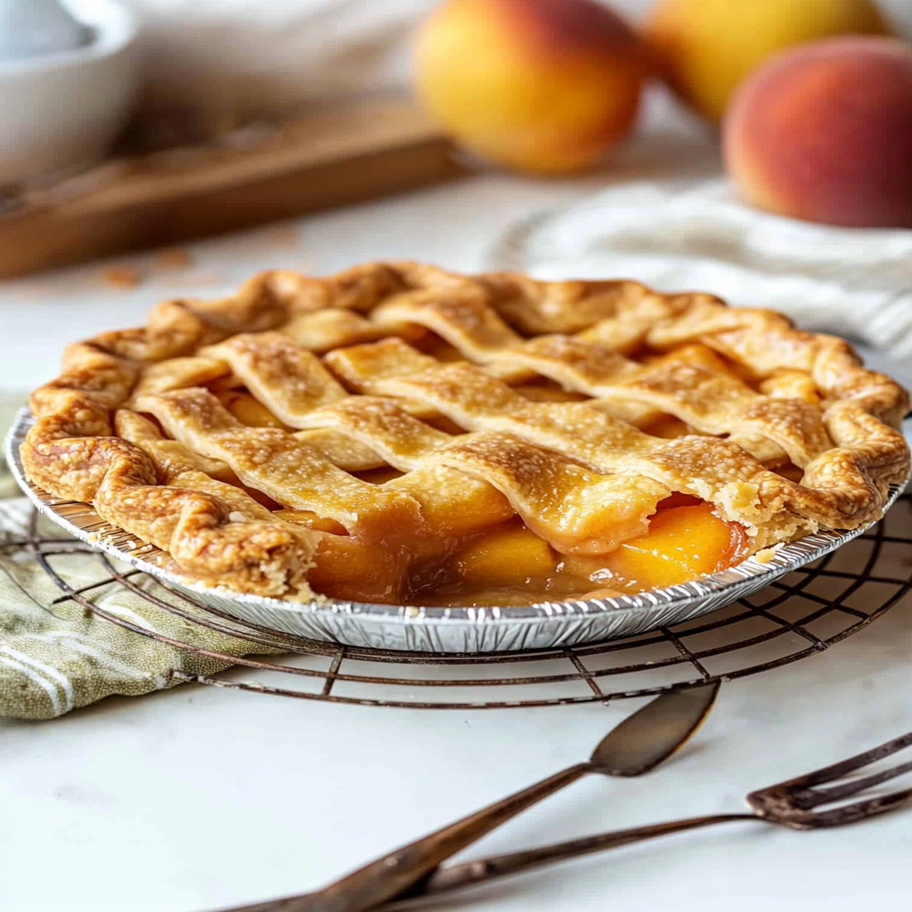 Southern Peach Pie Recipe from Scratch