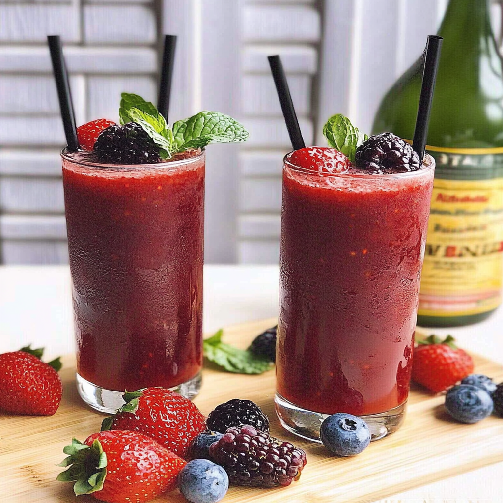 Mixed Berry Agua Fresca