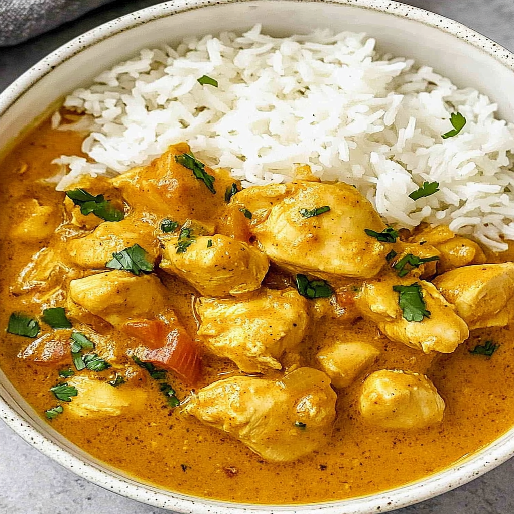 Poached Chicken Curry