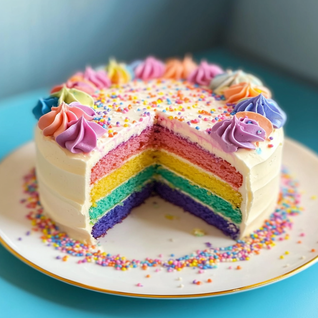Rainbow Cake