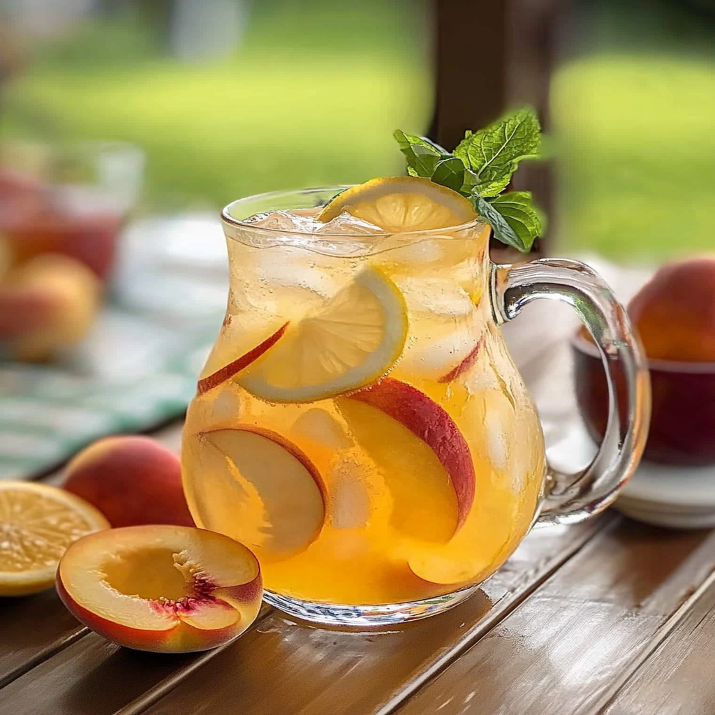 Refreshing Peach Lemonade for Summer