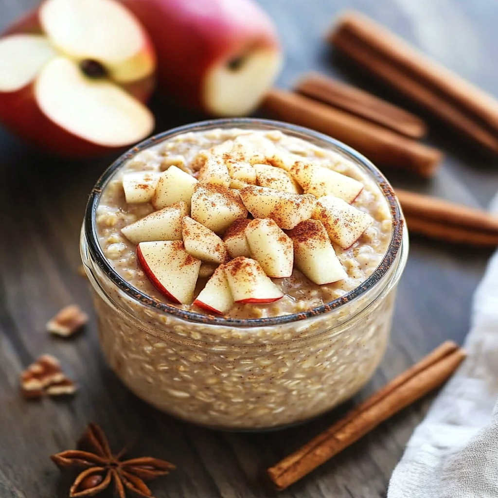 Apple Cinnamon Overnight Oats
