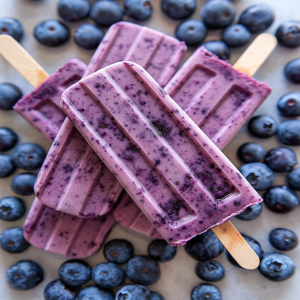 Blueberry Popsicles