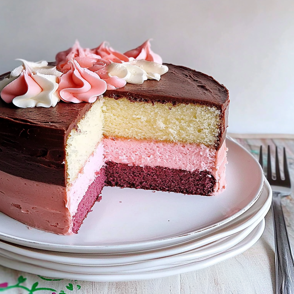 Gluten-Free Neapolitan Cake