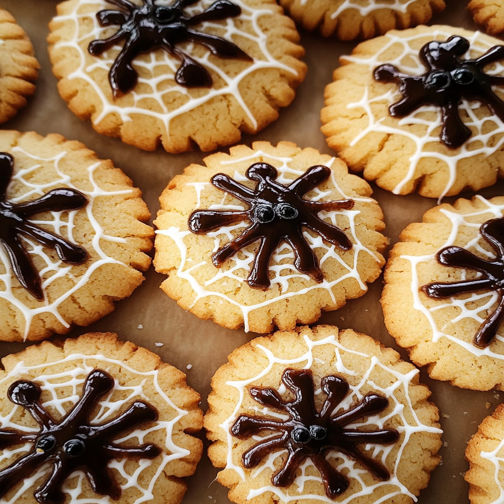 Spider Web Cookies