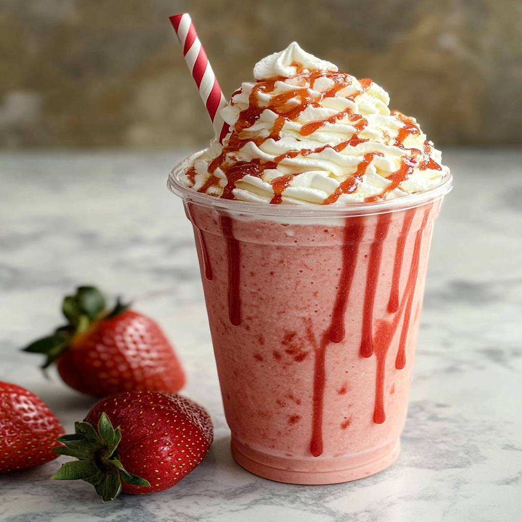 Strawberry Frappe