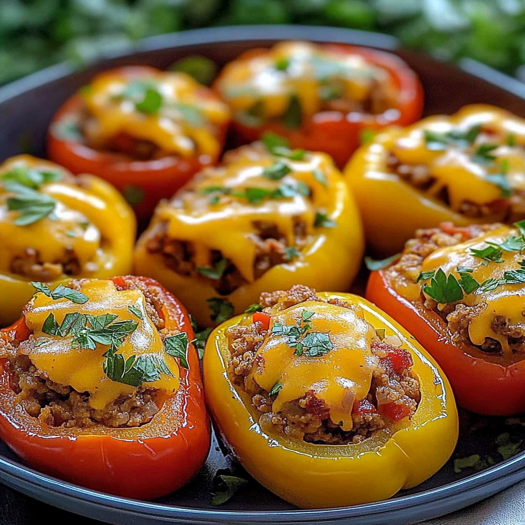 Taco Stuffed Mini Peppers