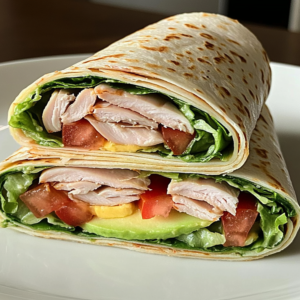 California Turkey Club Wraps