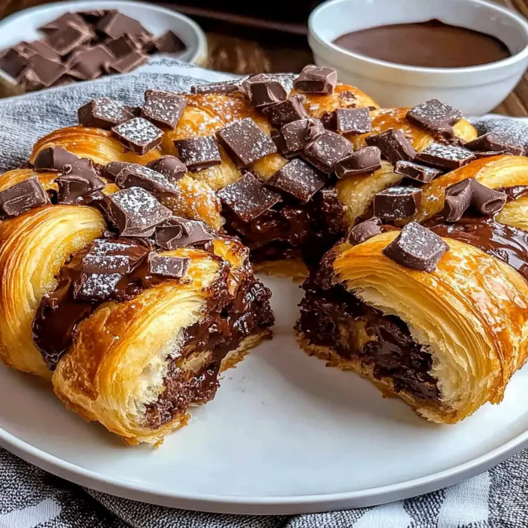 Chocolate Croissant Breakfast Bake