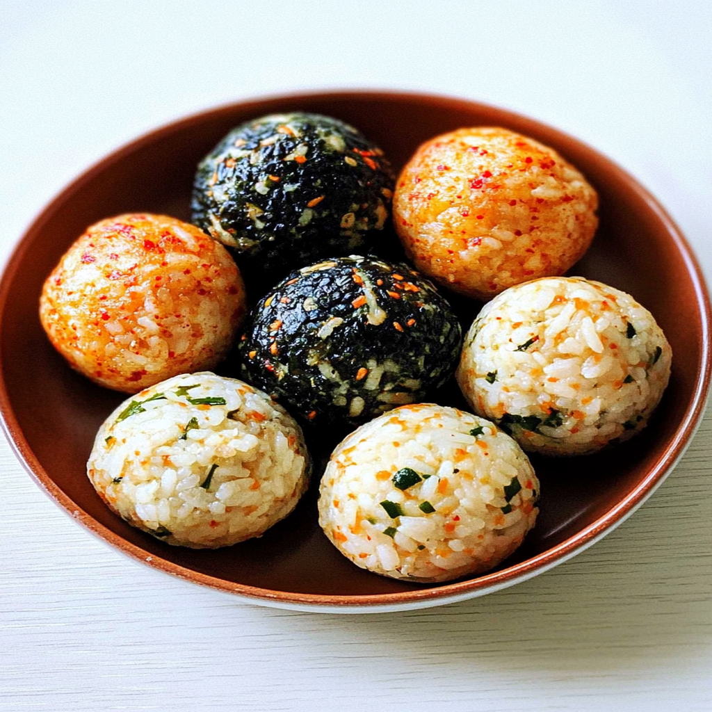 Korean Rice Balls (Jumeokbap)