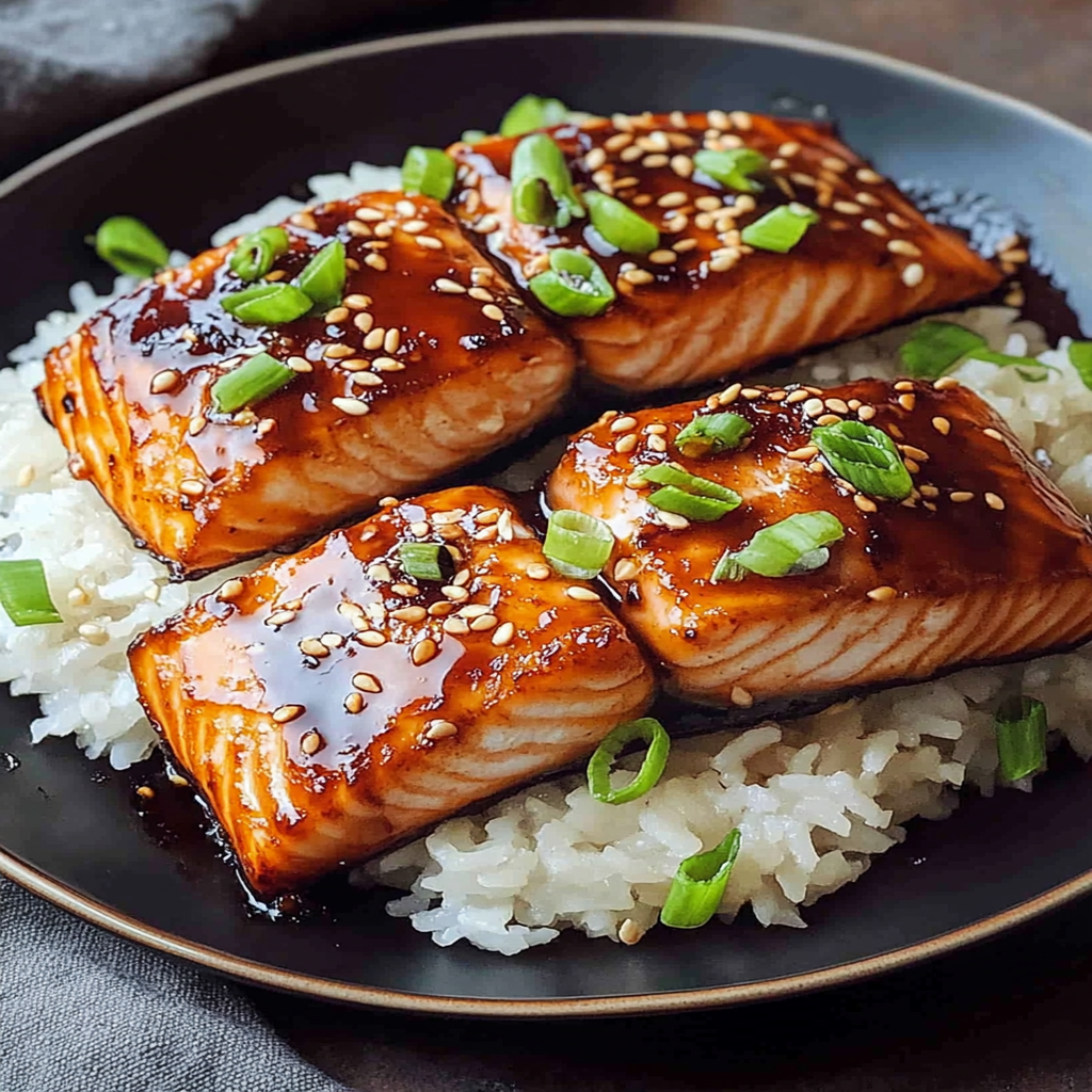 BAKED TERIYAKI SALMON