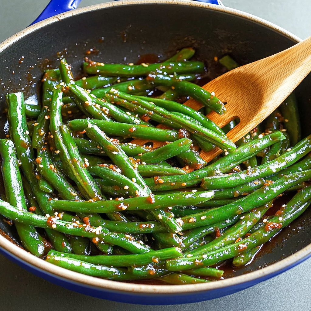 Miso Green Beans