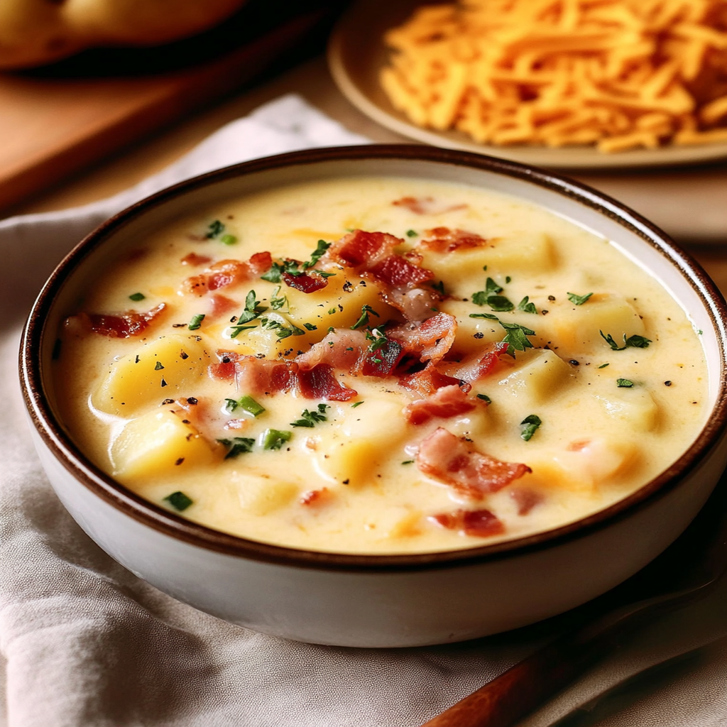 Wisconsin Bacon and Potato Cheese Soup