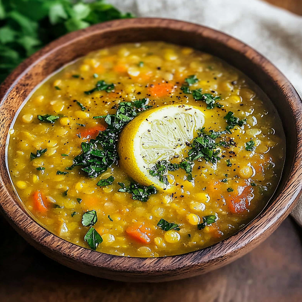 Anti-Inflammatory Golden Lemon Lentil Soup