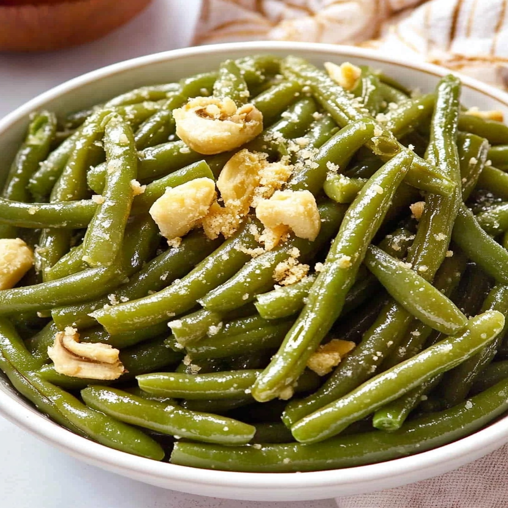 Sautéed Canned Green Beans