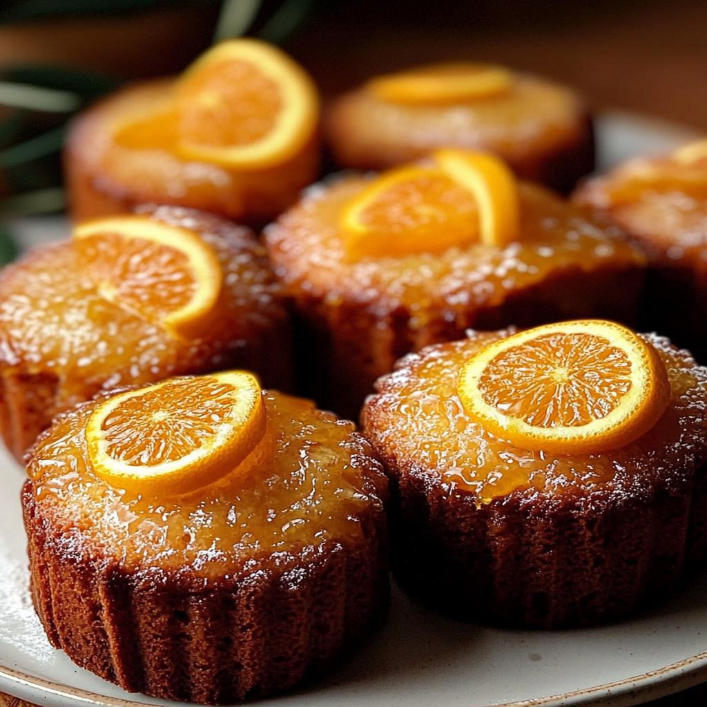 Delightful Orange Ginger Honey Cakes