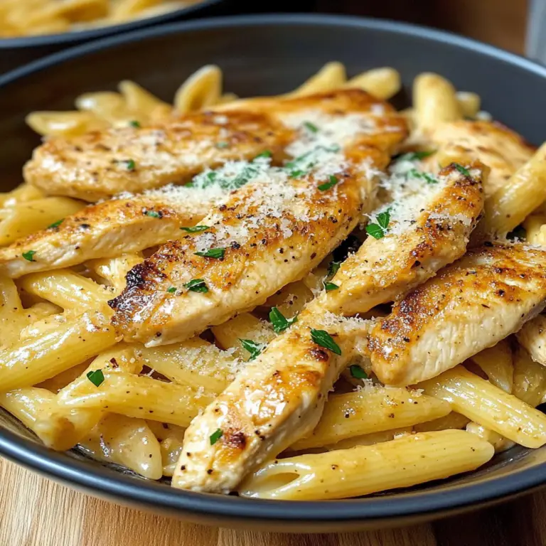 Easy Parmesan Chicken Pasta