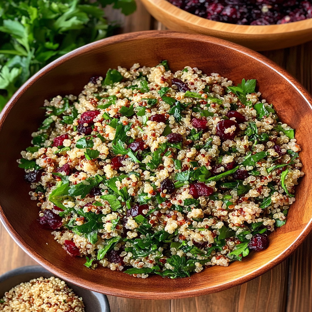 Quinoa Salad with Cranberries