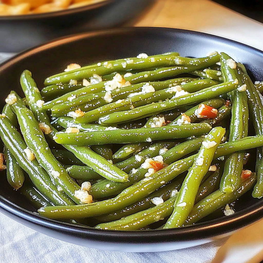 Savory Garlic Butter Green Beans
