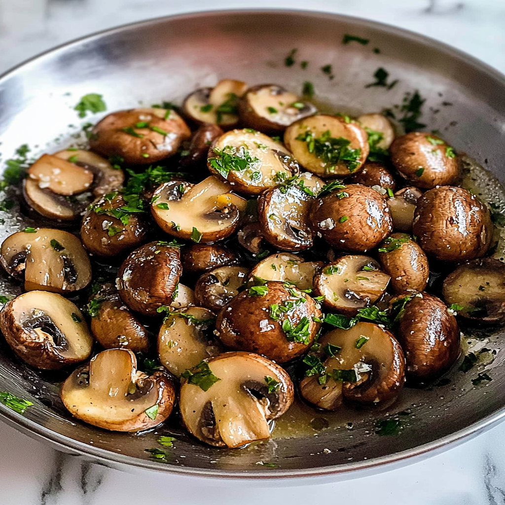 Savory Garlic Butter Mushrooms