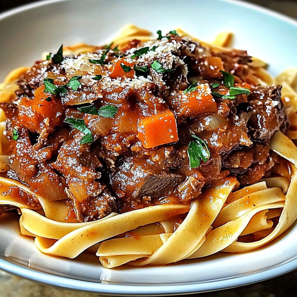 Sunday Slow Cooker Beef Ragu
