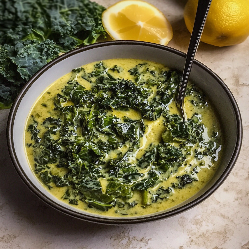 Curried Creamed Kale with Coconut Milk