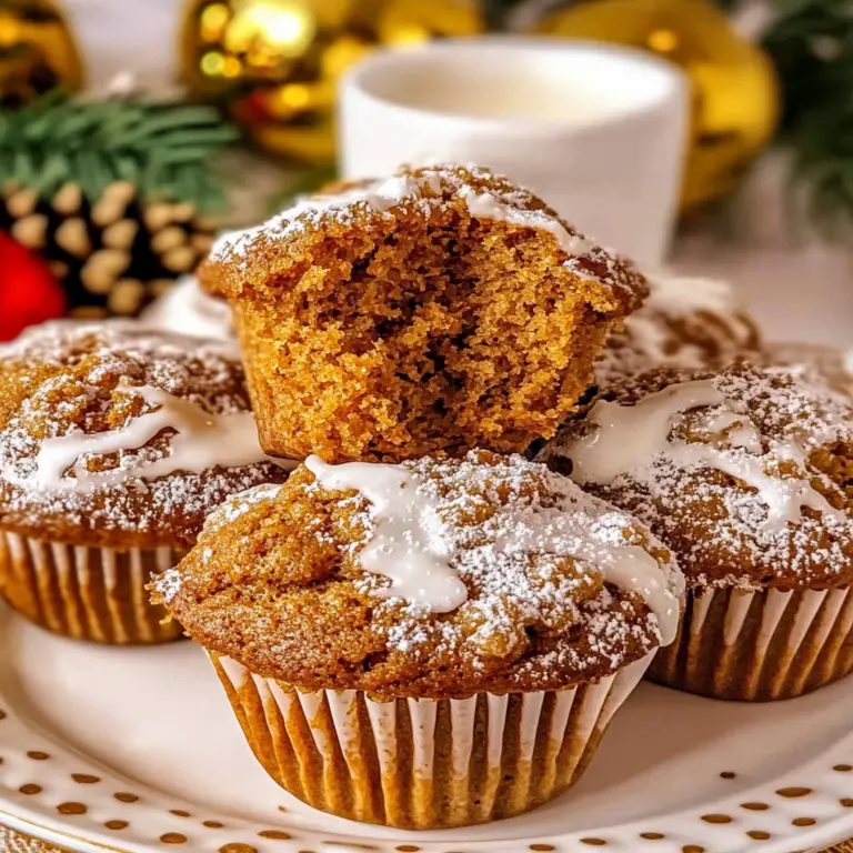 Gingerbread Muffins with Streusel