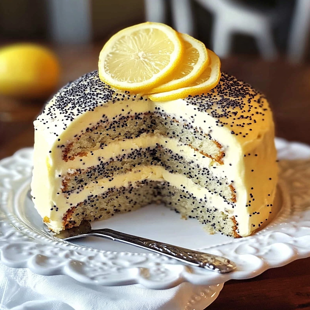 Lemon Poppy Seed Cake