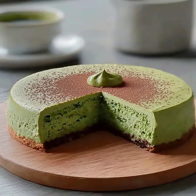Matcha Green Tea Cheesecake