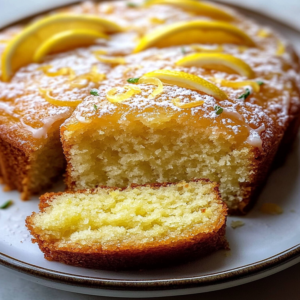 Meyer Lemon Drizzle Cakes