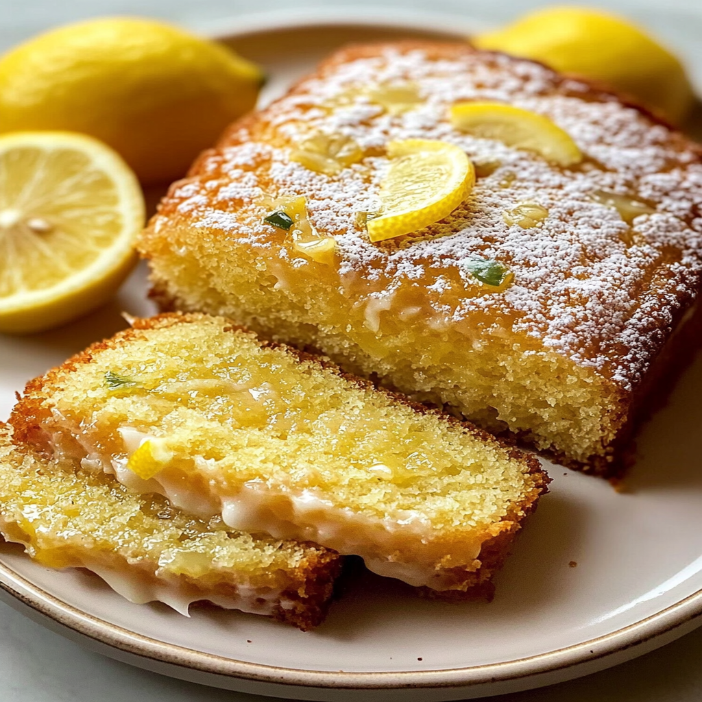 Meyer Lemon Drizzle Cakes