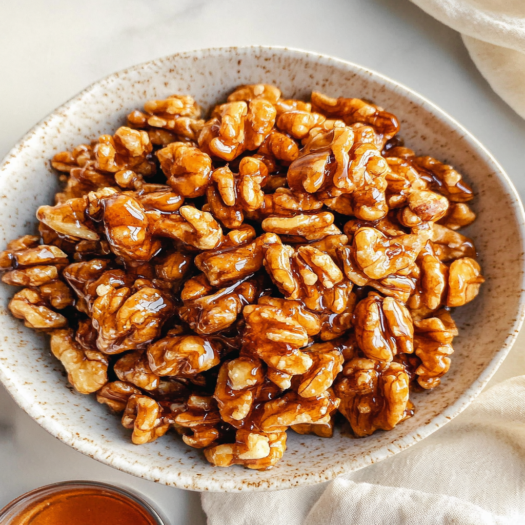 New Year Sweet Maple Glazed Nuts