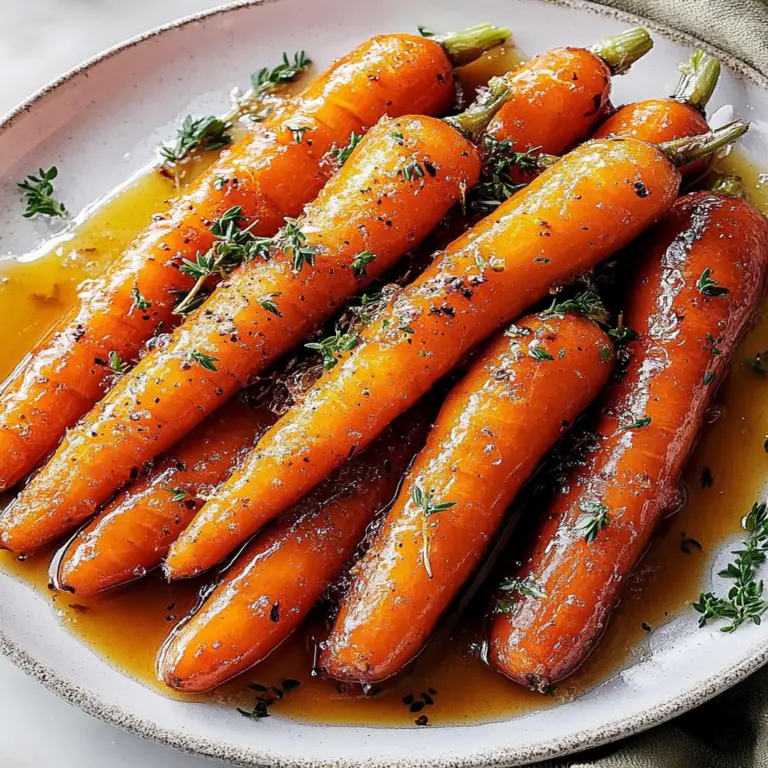 Thanksgiving Recipe Glazed Carrots with Honey