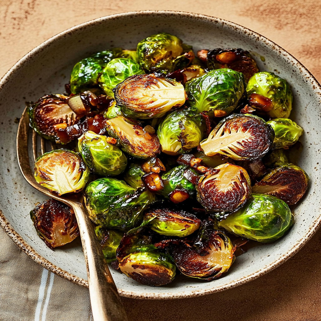 Thanksgiving Roasted Brussels Sprouts