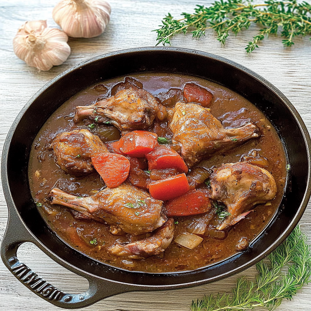 Tuscan-Style Braised Rabbit