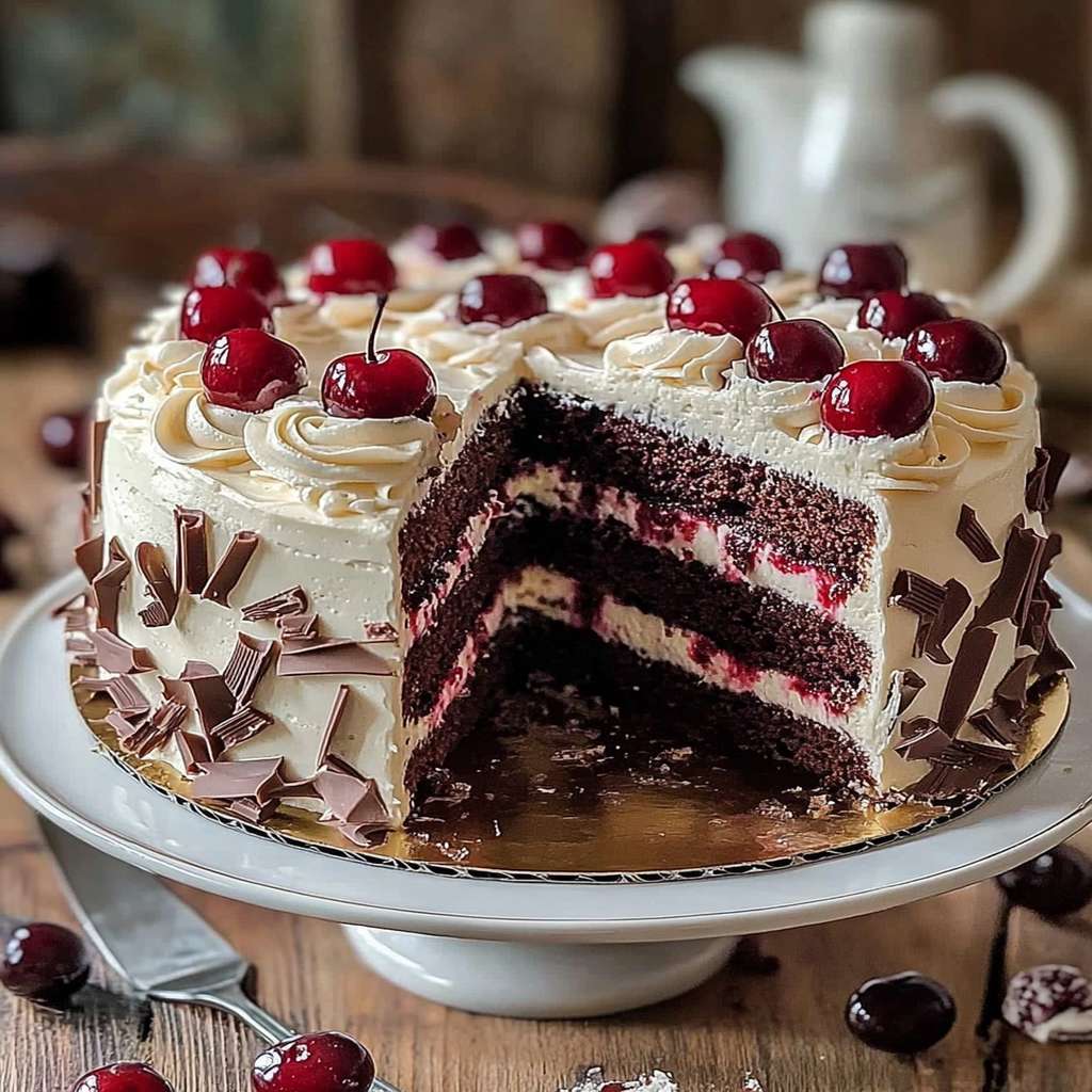 Cherry Chaos Cake for New Year's