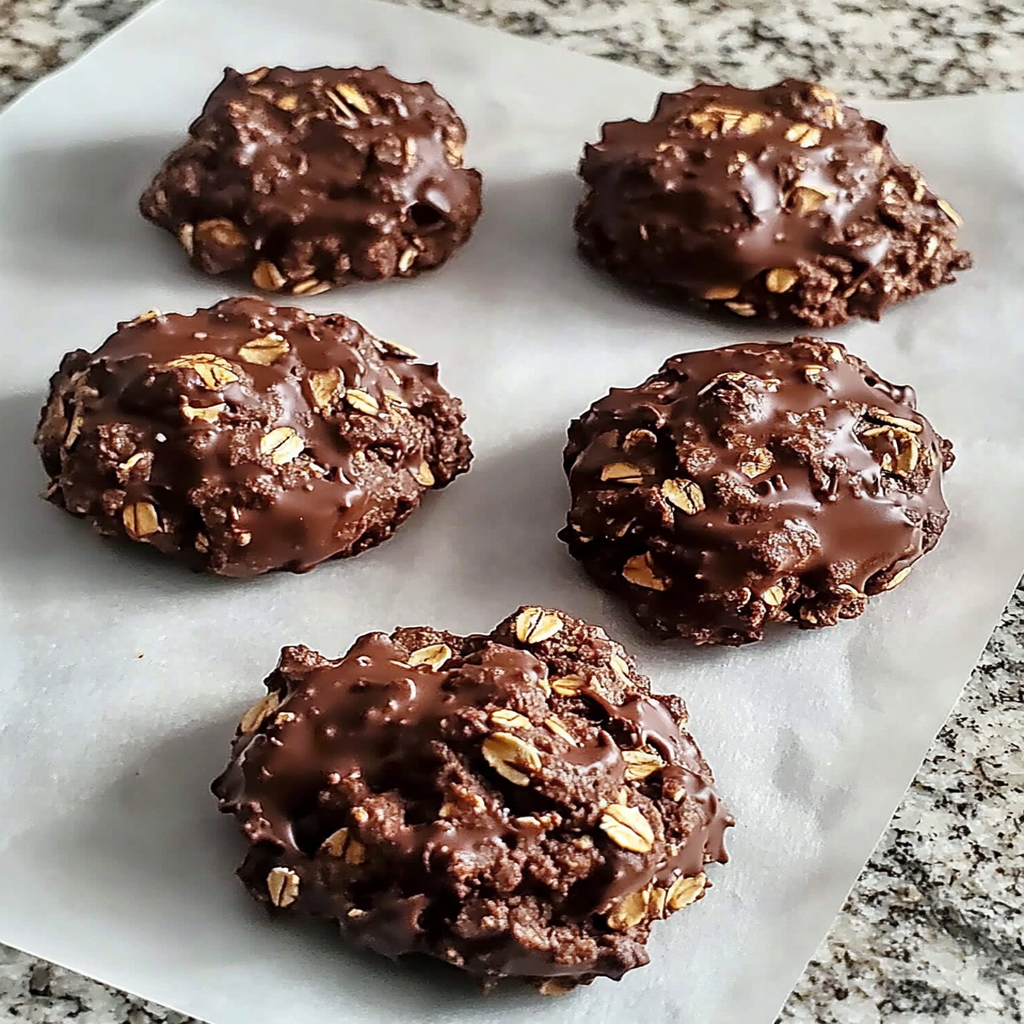 Chocolate Oatmeal Drop Cookies