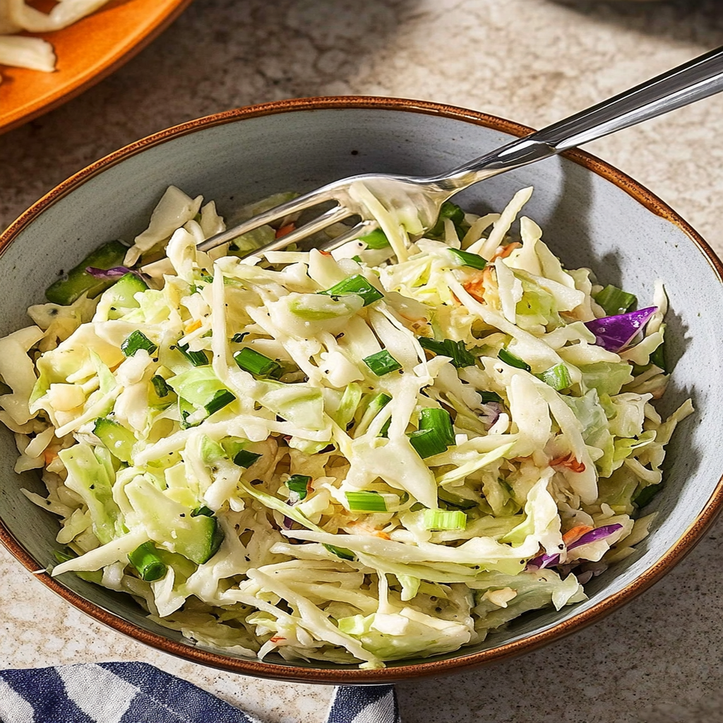 New Year Cabbage Slaw with Prebiotic Pickles