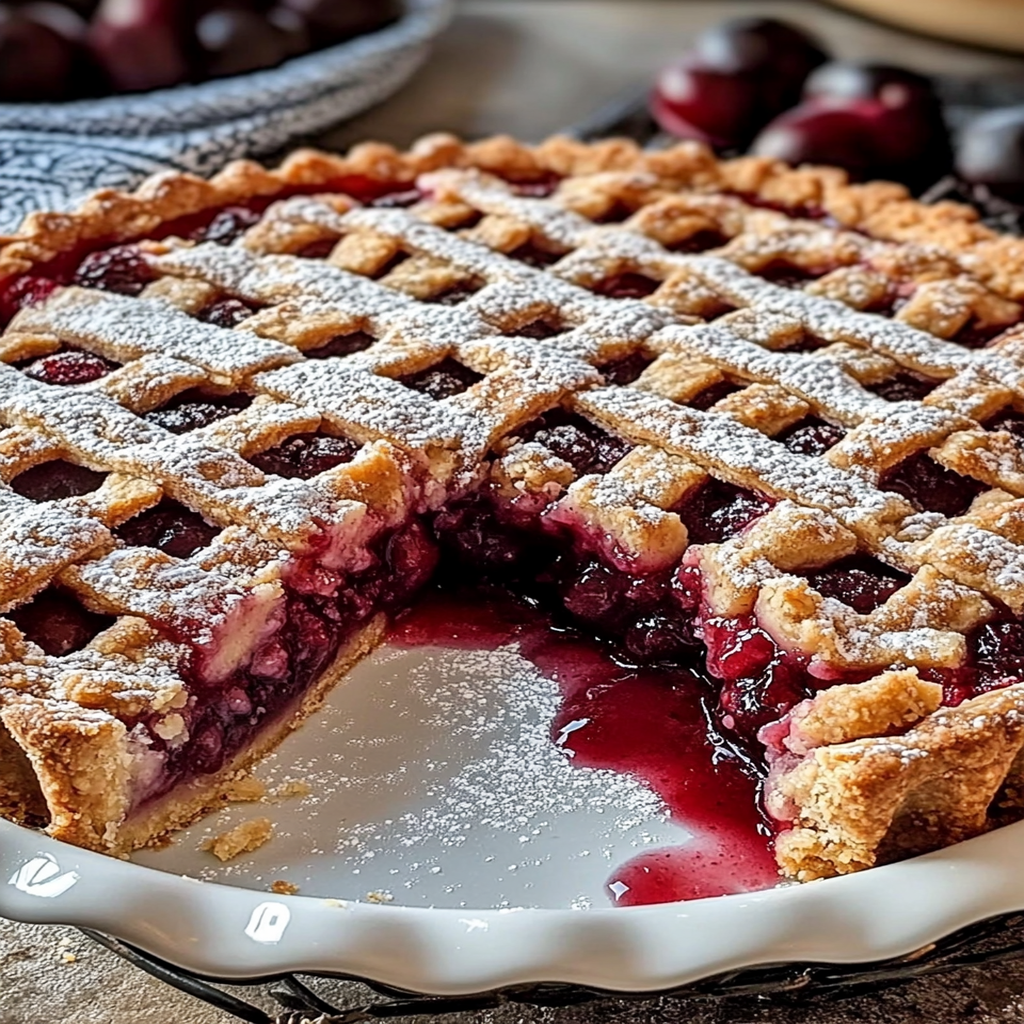 Sweet Tart Cherry Crisp