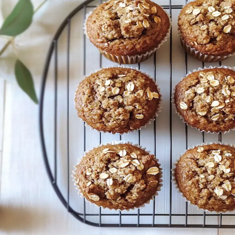 Chai Spice Oat Crumble Muffins