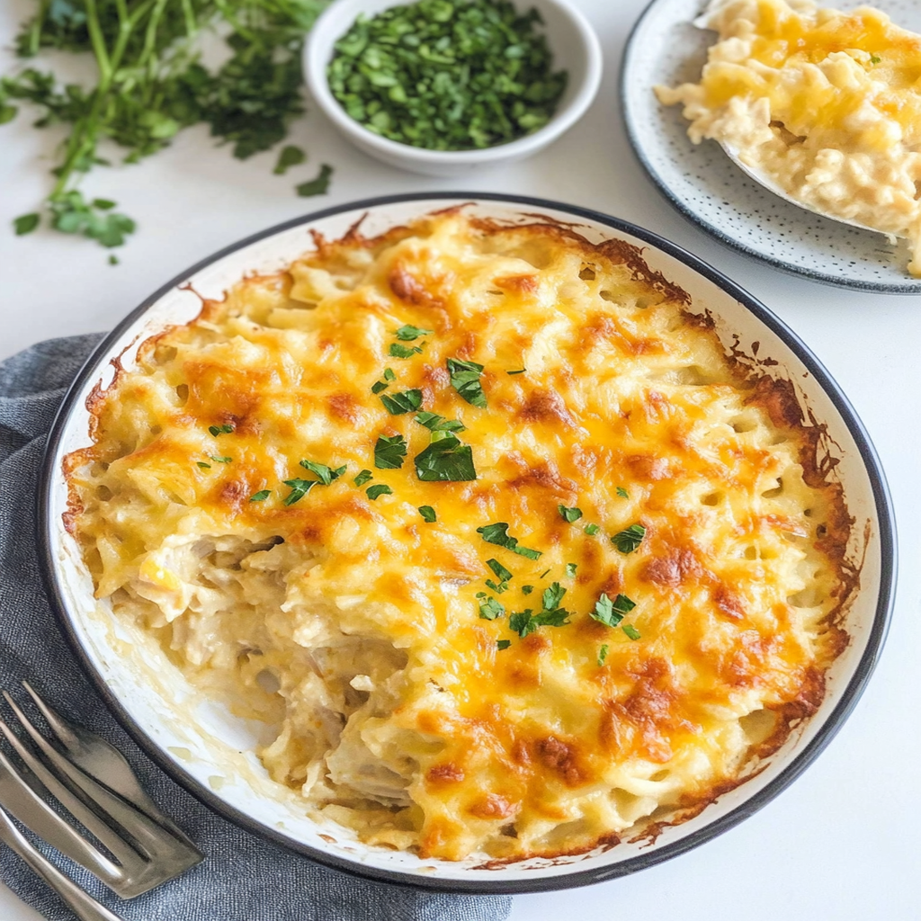 Cheesy Tuna Casserole Delight