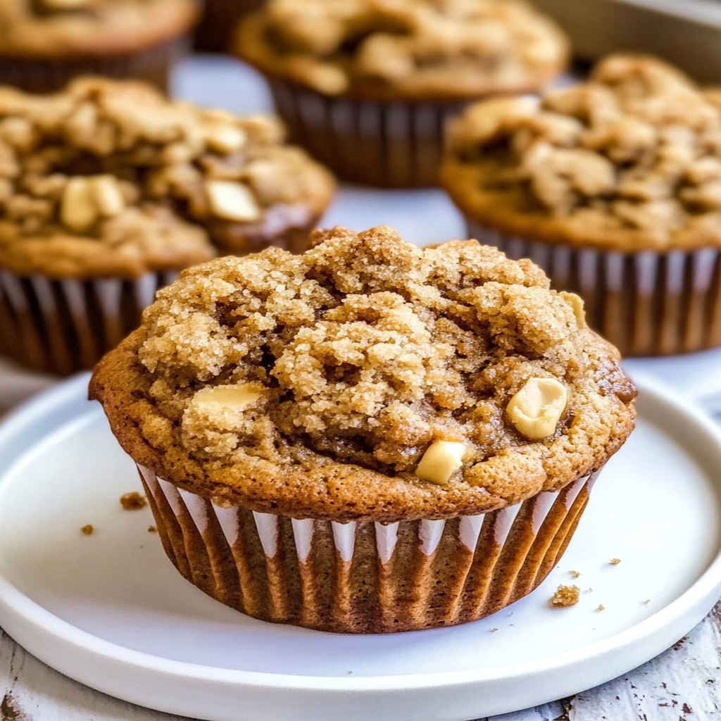 Cookie Butter Crumble Muffins