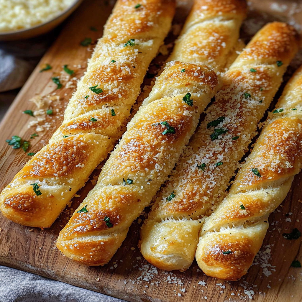 Garlic Parmesan Breadsticks