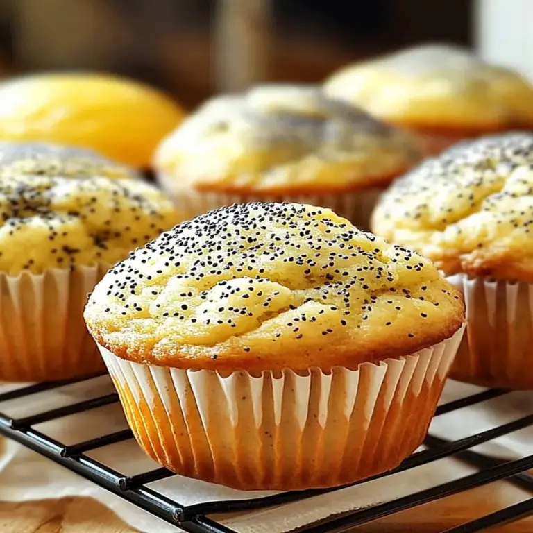 Lemon Poppy Seed Bakery Muffins