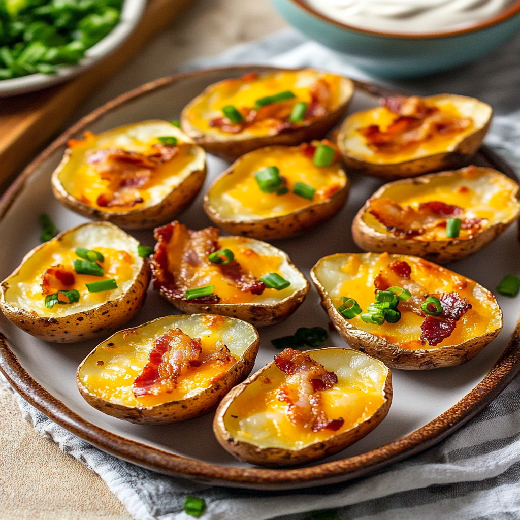 Potato Skins with Bacon