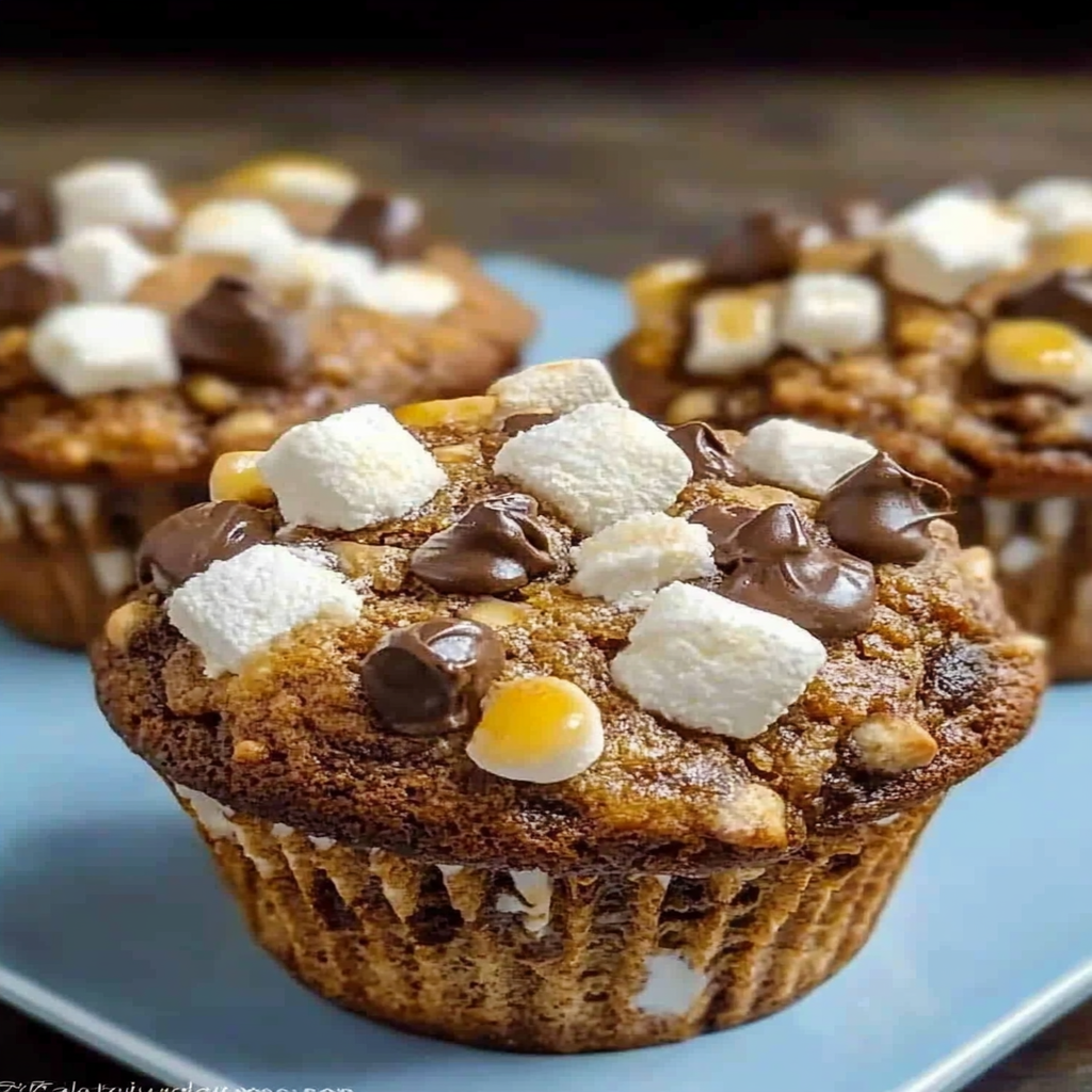 S’mores Campfire Muffins