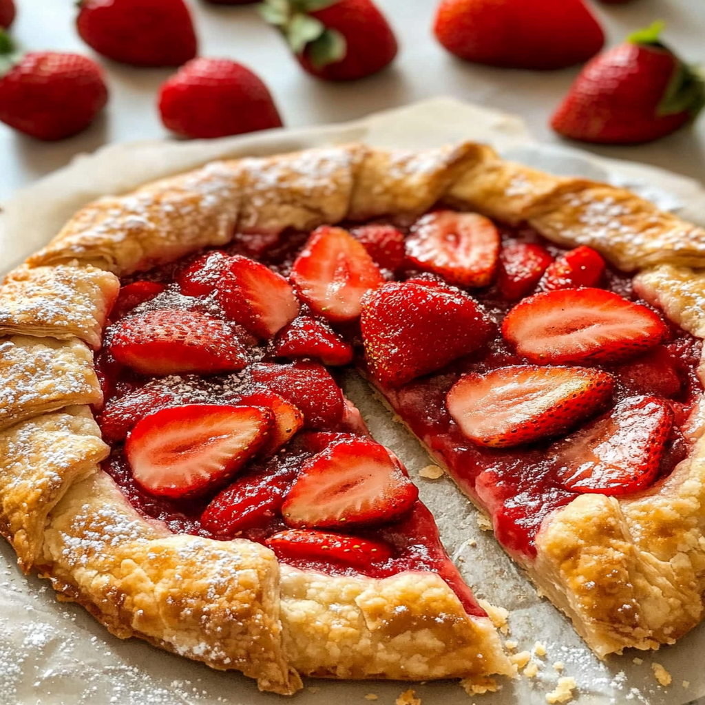 Strawberry Mascarpone Galette