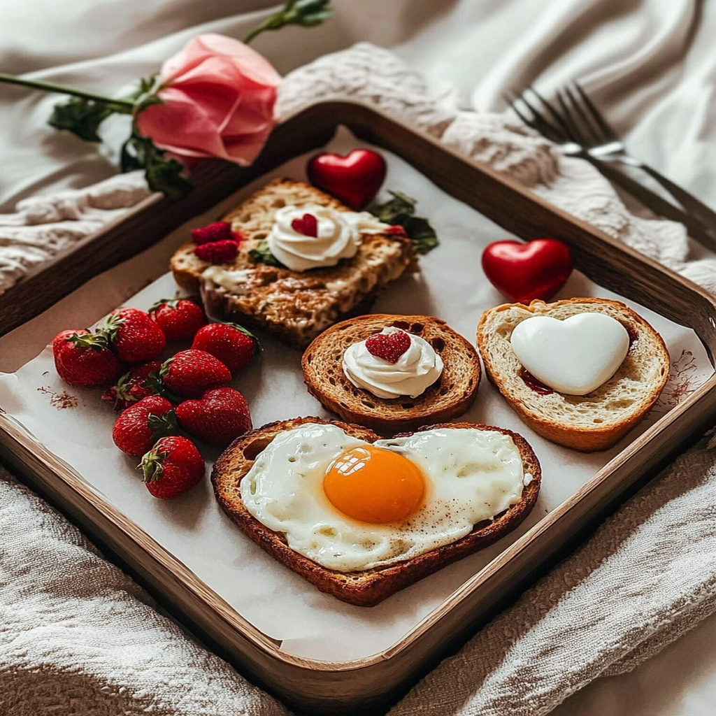 Valentine Breakfast in Bed